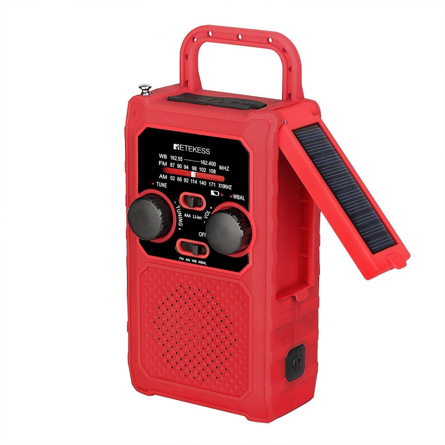 TR201 [F9254C] tragbares Notfallradio IPX3 wasserdicht, 5000 mAh Akku ...